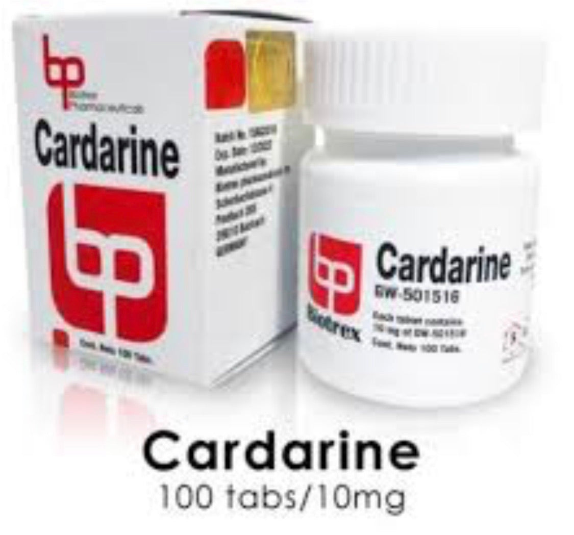 Cardarine 100 tabs / 5mg x tableta – Suplementos Mty Mayoreo